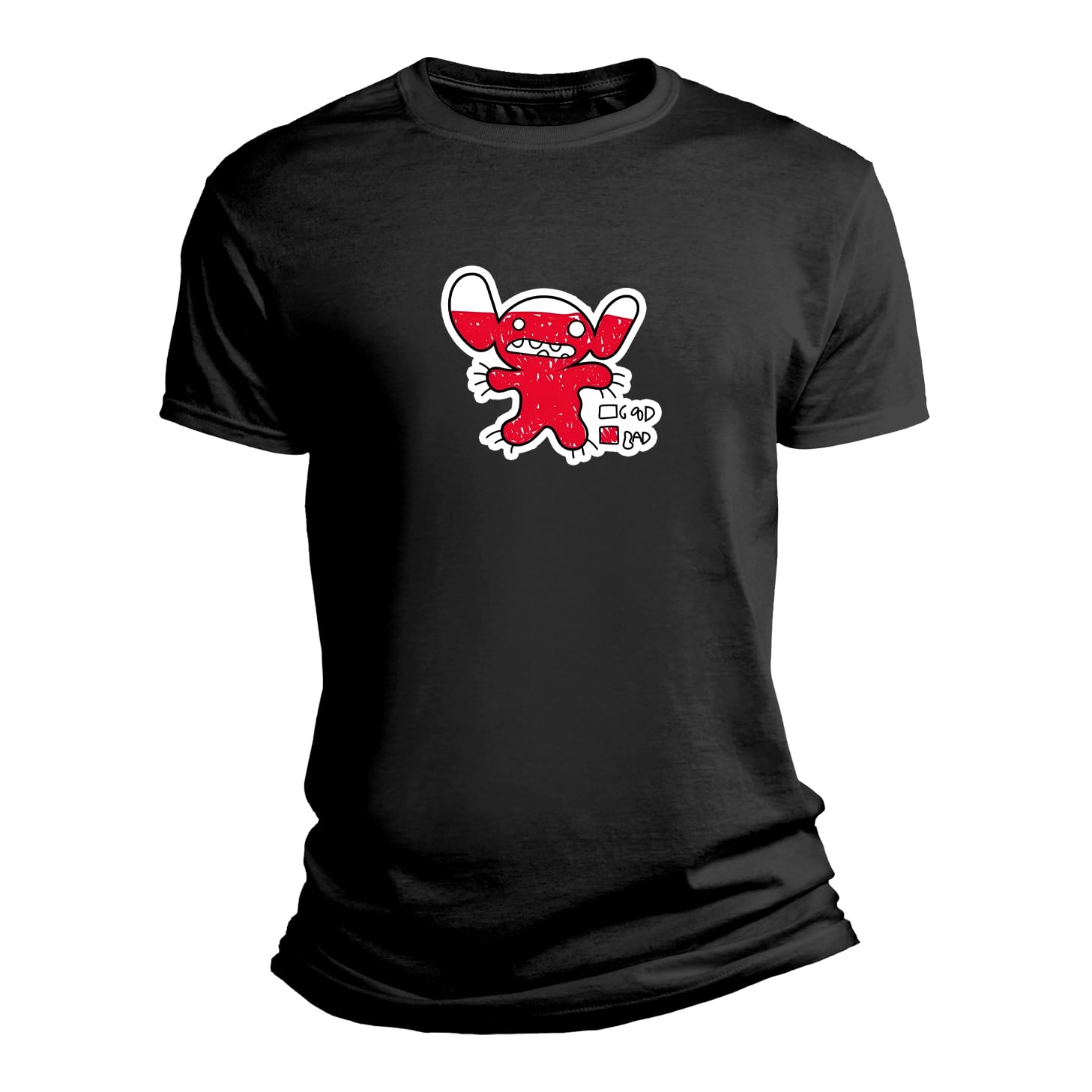 Playera Graciosa Divertida Nivel de Maldad Enojo Dibujo Animado ...