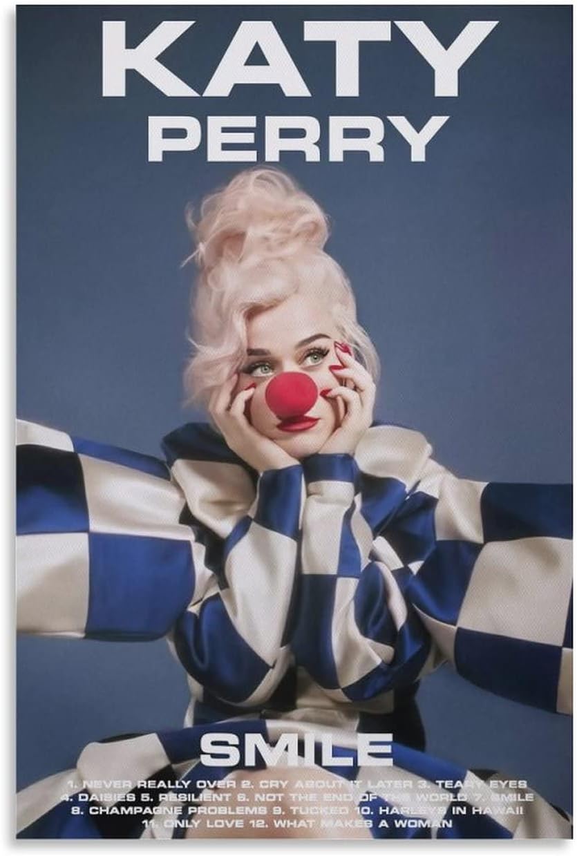 Katy Perry - Smile Album Poster Music Gifts Poster Gifts Music Decor ...