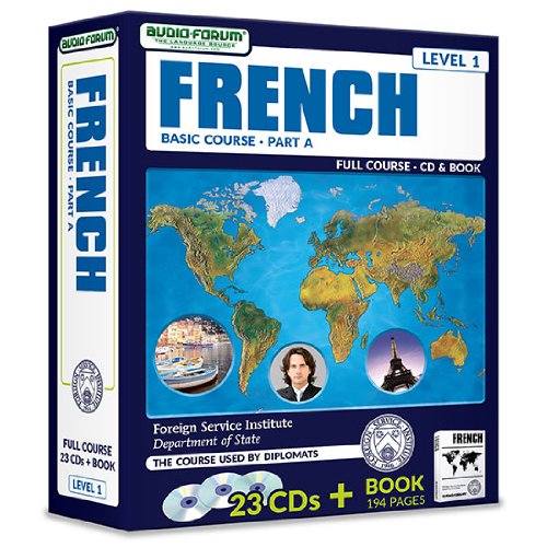 Amazon.com: FSI: Basic French Part A (23 CDs/Book): 9781623920081 ...
