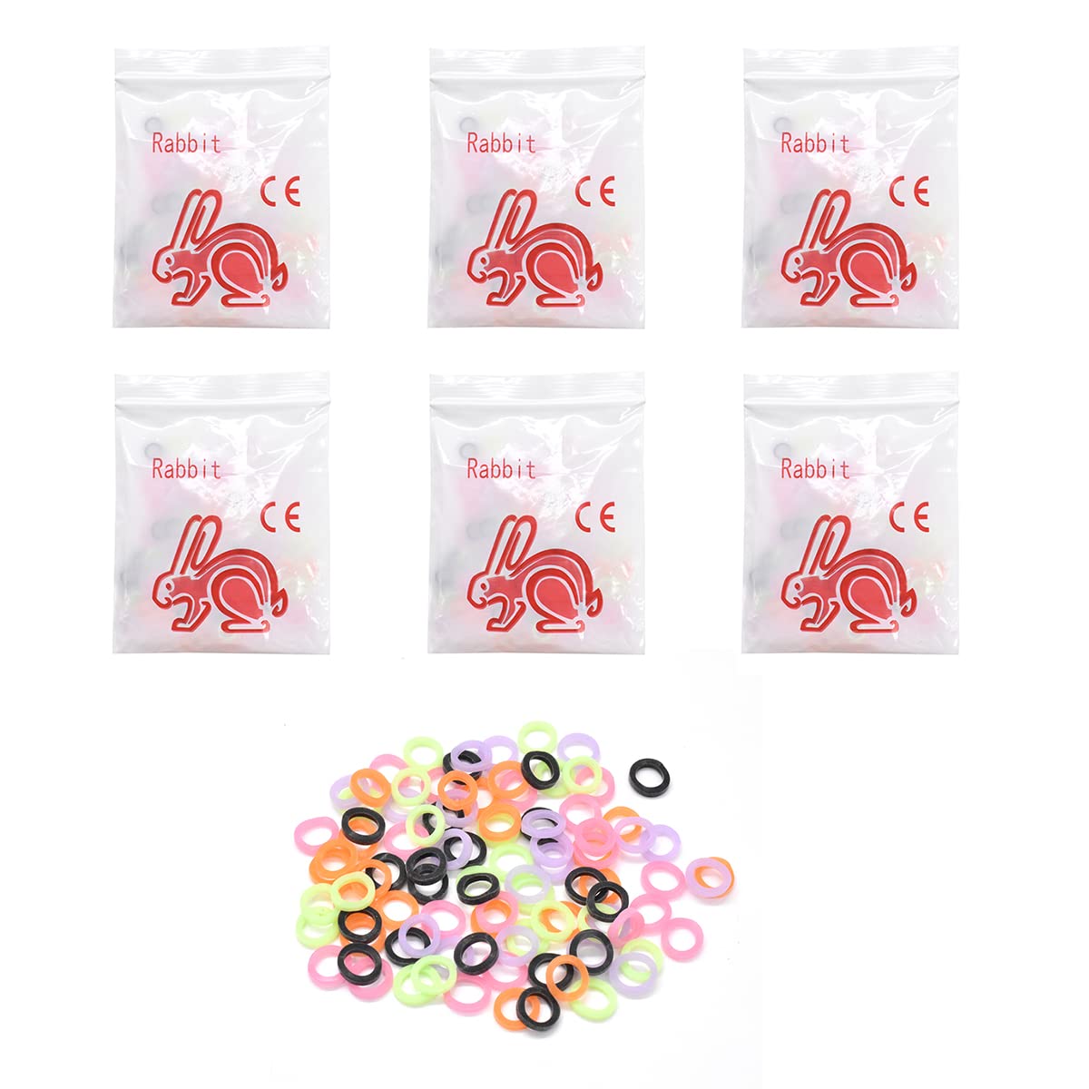Angzhili 600 Pcs (6 Packs) Orthodontic Rubber Bands,4.5Oz Orthodontic ...