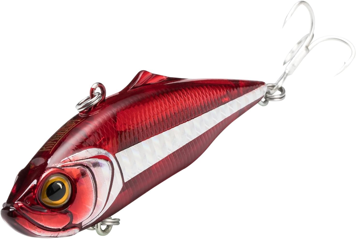 Amazon.com : KINGDOM 6 Colors Sinking VIB Fishing Lures 60mm/75mm Laser ...