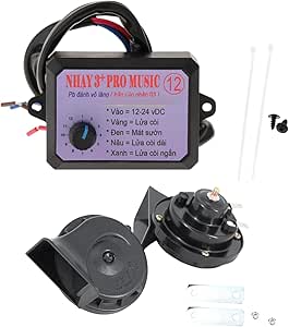 Amazon.co.jp: Generic Universal 12V Car Air Horn Controller Set ...