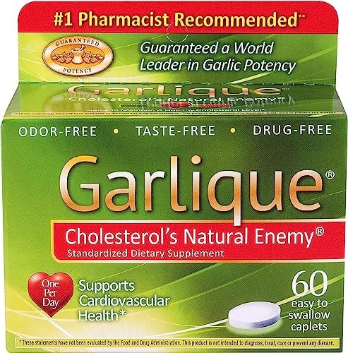 Amazon.com: Garlique Garlic Extract Supplement, Healthy Blood Sugar ...
