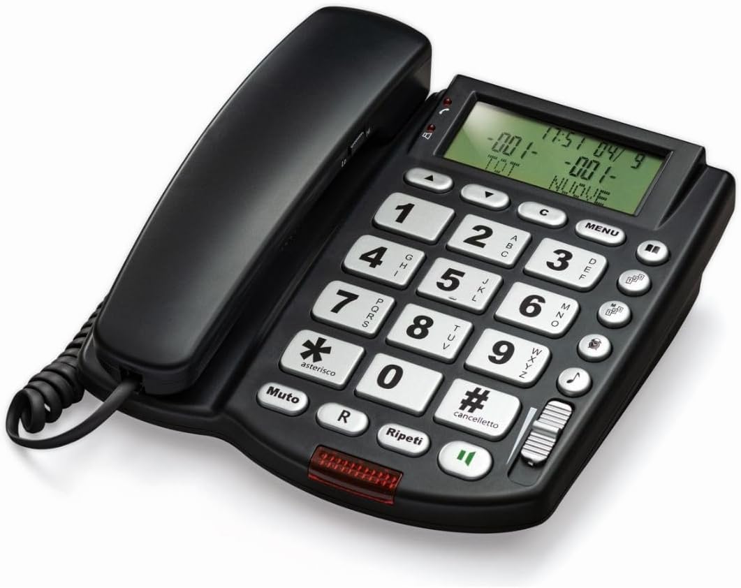 Telefono fisso, KX-T3026CID Telefono con filo Telefono fisso per Casa ...