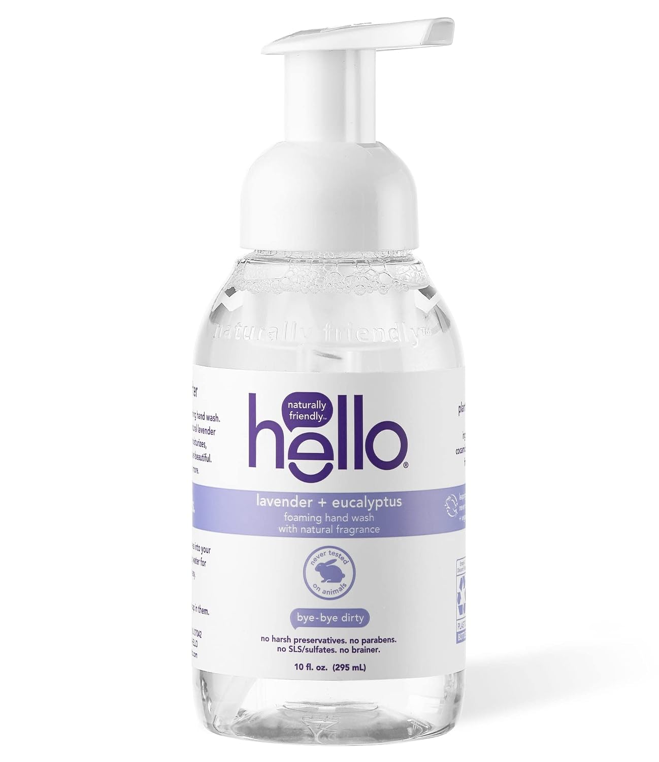 Amazon.com : hello, Foaming Hand Wash, Lavender + Eucalyptus, 10 fl oz ...