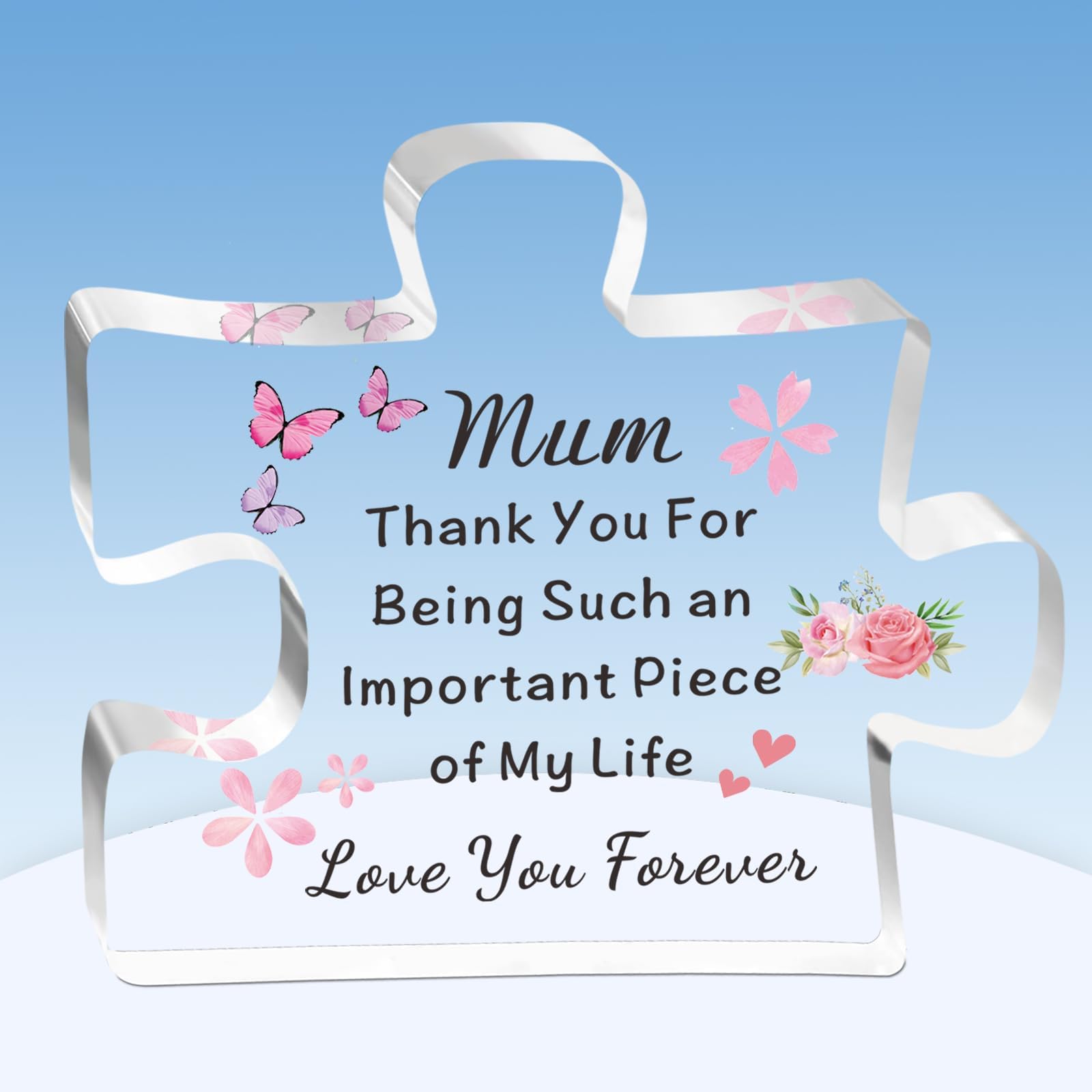 TTOVEN Mum Gifts Puzzle Mum Birthday Gifts Thank You for Being Such an ...
