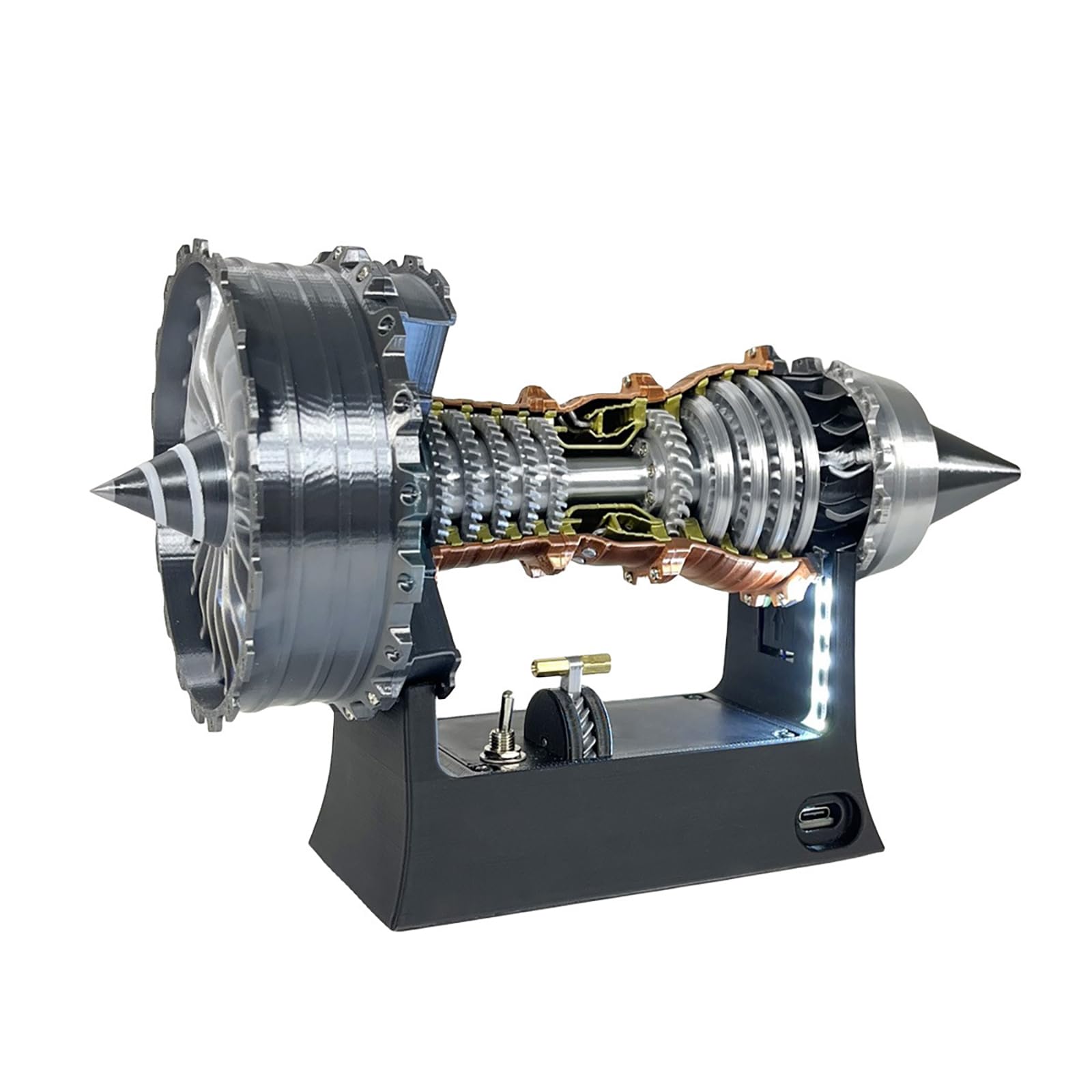 TR900 Turbofan Engine Model, Adjustable Speed Aircraft Engine Turbojet ...
