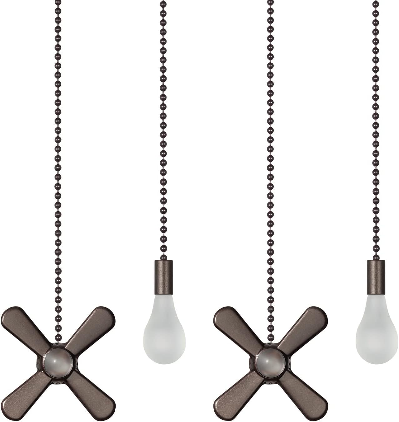 Amazon.com: QLXHBOT Pull chain,Ceiling Fan Pull Chain Nickel Ornaments ...