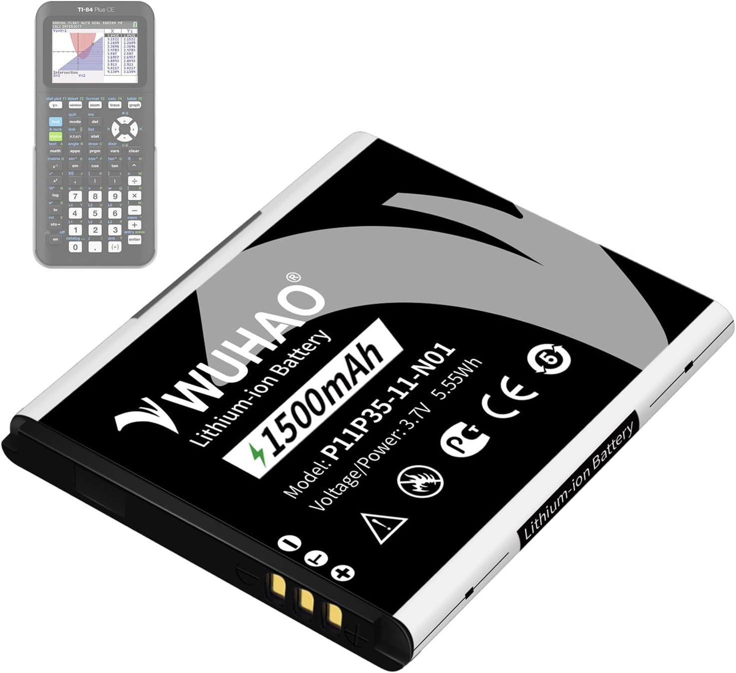 Amazon.com: oliadeo TI-84 Plus CE Battery Replacement: for Texas ...