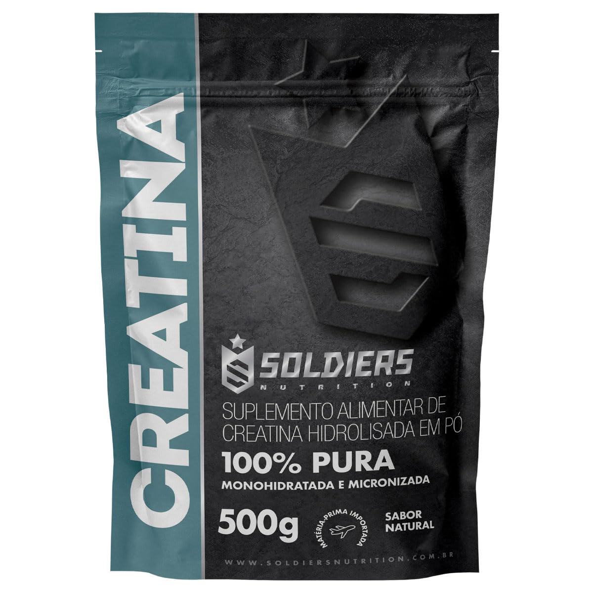 Creatina Monohidratada 500g - 100% Pura Importada - Soldiers Nutrition ...