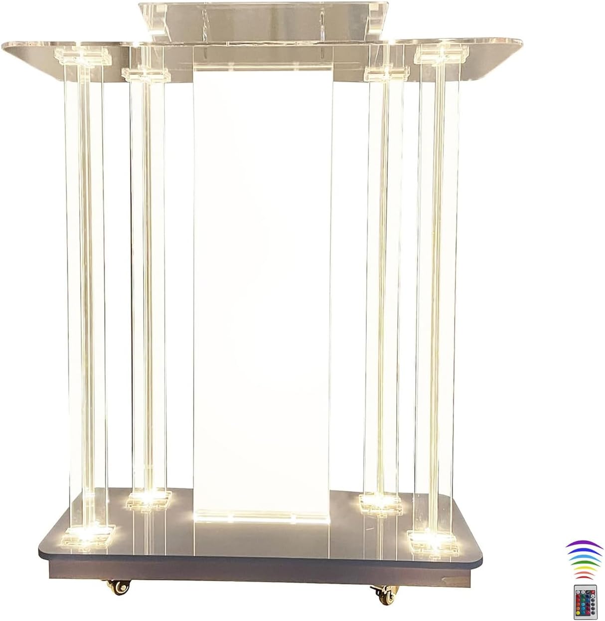 Clear Podium Stand - Acrylic Pulpits for Churches with Led Light ...