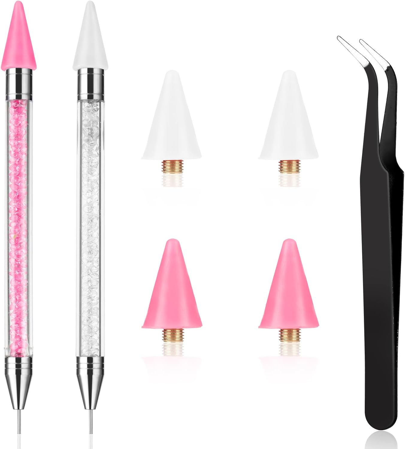 Prasacco 2 Packs Rhinestone Picker Tool Set, Rhinestone Picker Dotting ...