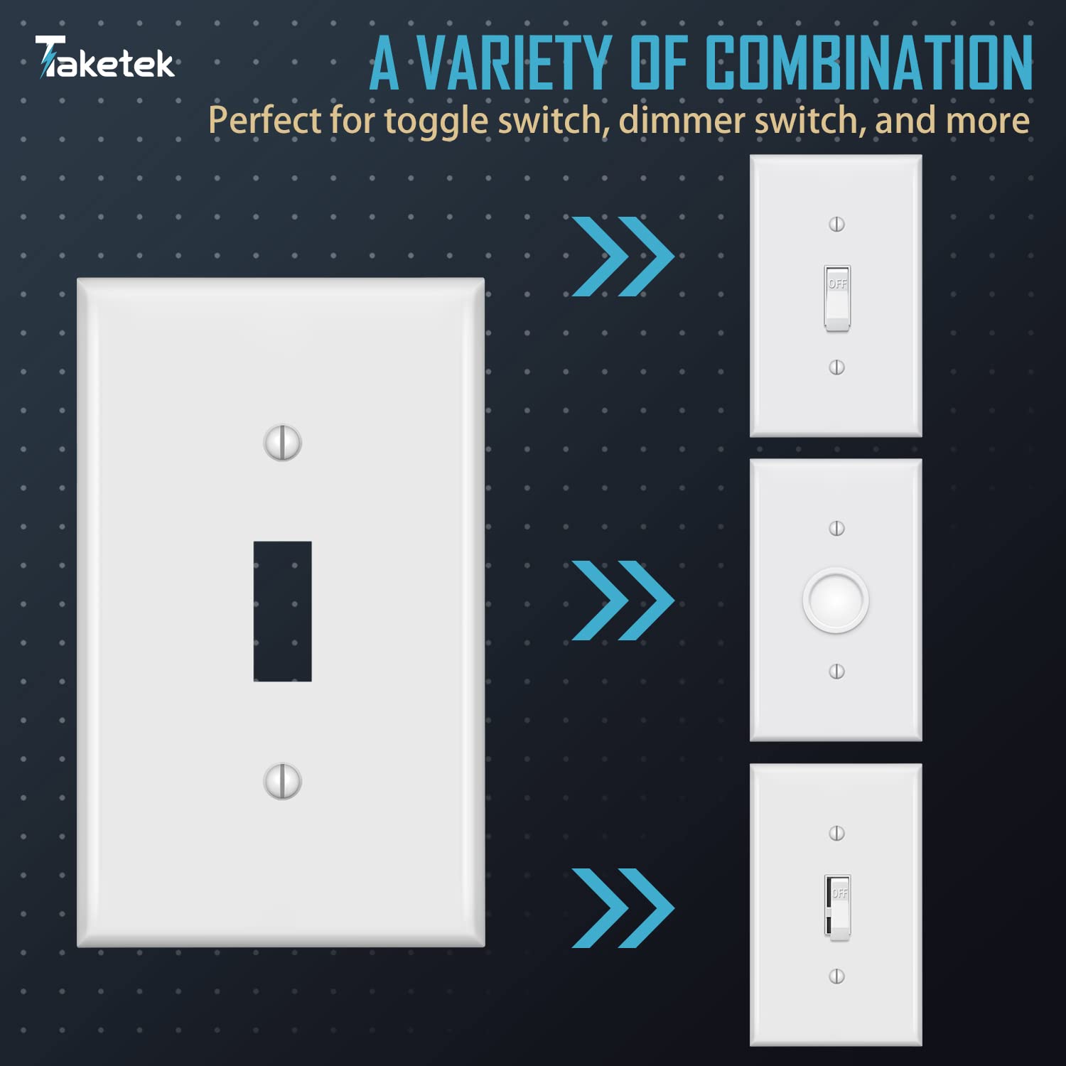 Snapklik.com : Toggle Light Switch Covers, Electric Light Switch Plates ...