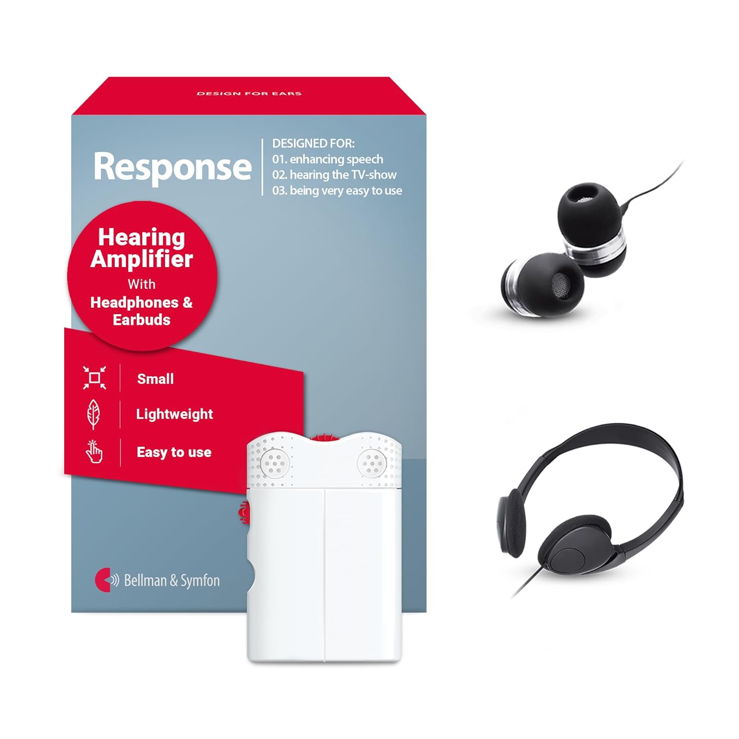 Amazon.com: Bellman & Symfon Response Hearing Amplifier with Headphones ...