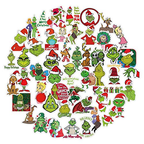 50 Pack The Grinch stickers - Want It All
