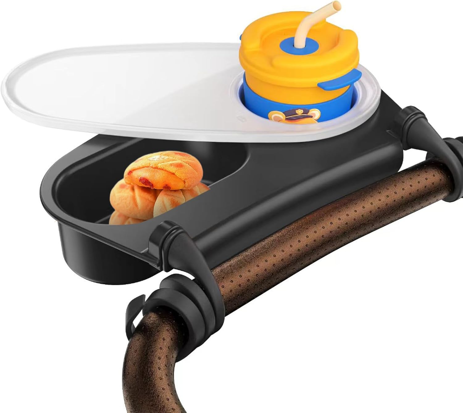 Amazon.com: Universal Stroller Snack Tray,Stroller Tray Attachment with ...