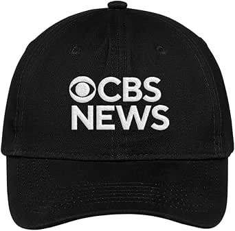 CBS News Logo Embroidered Hat - Officially Licensed Black at Amazon Men ...