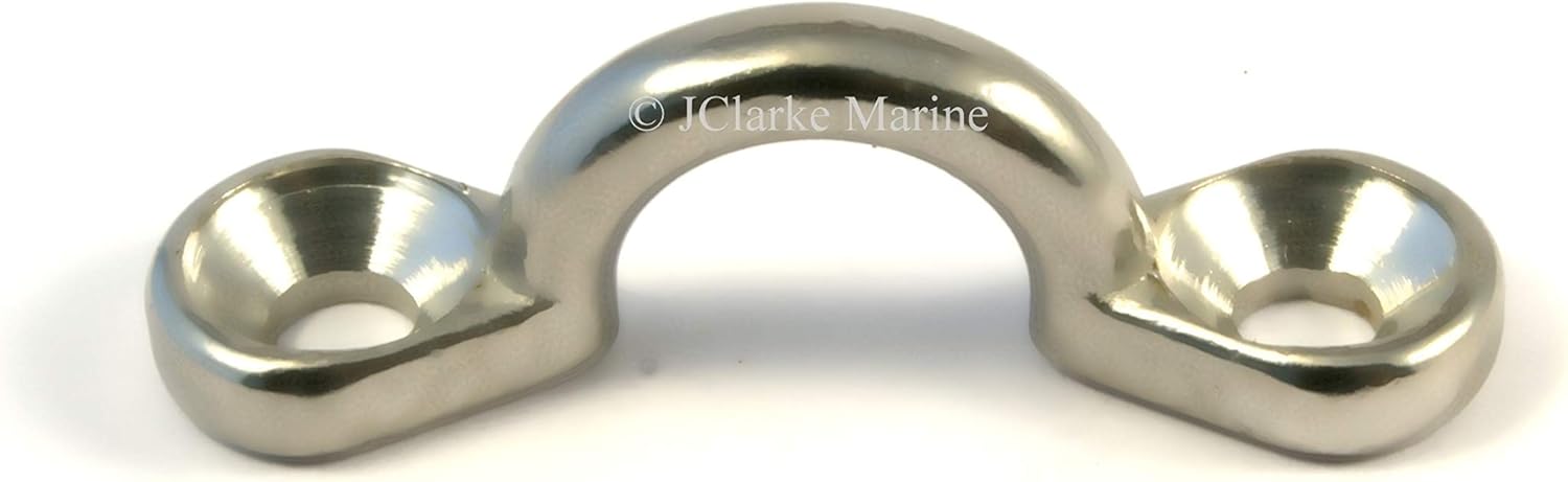 Lacing Eye Strap Stainless Steel Marine Grade A4 316 pad Eye Loop Cleat ...