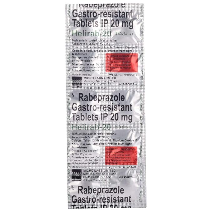 Helirab-20 - Strip of 10 Tablets : Amazon.in: Health & Personal Care