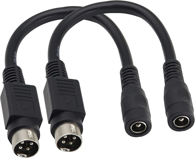 Amazon.com: HCFeng 4 Pin DIN to DC Power Cable - 4 Pin Mini Din Male to ...