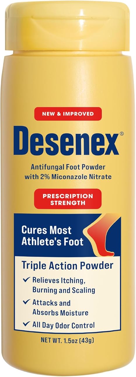 Amazon.com: Desenex Anti-Fungal Foot Powder, Cures Most Athlete’s Foot ...