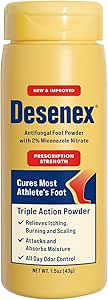 Amazon.com: Desenex Anti-Fungal Foot Powder, Cures Most Athlete’s Foot ...