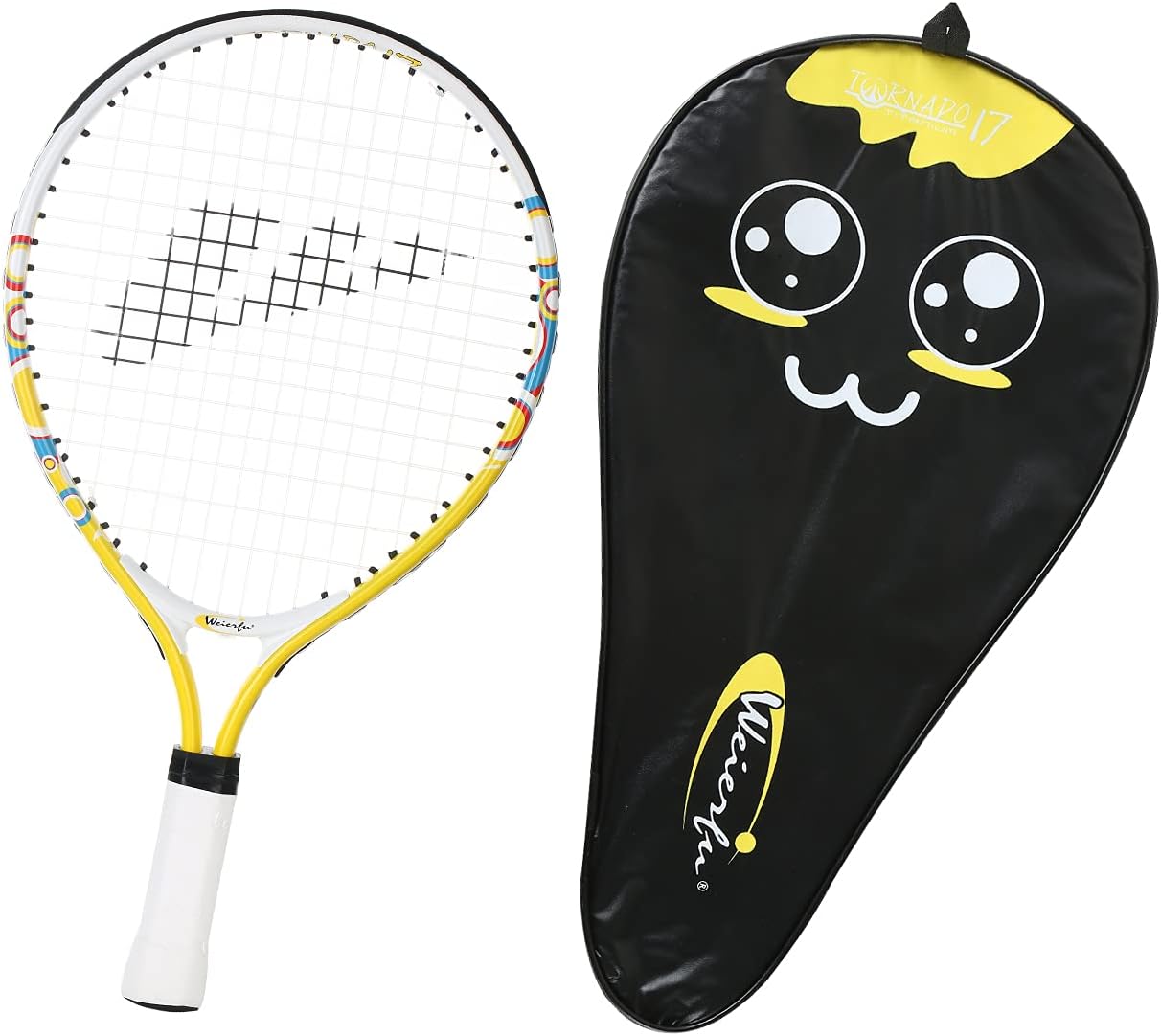 weierfu Junior Tennis Racket for Kids Toddlers Starter Racket 17" with ...
