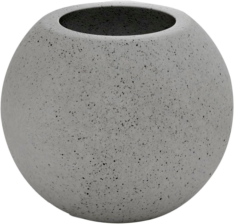 Amazon.com : Happy Trees Modern Concrete Sphere Planter for Indoor and ...