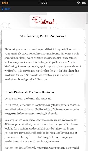 Guide To Pinterest - FREE - App on the Amazon Appstore