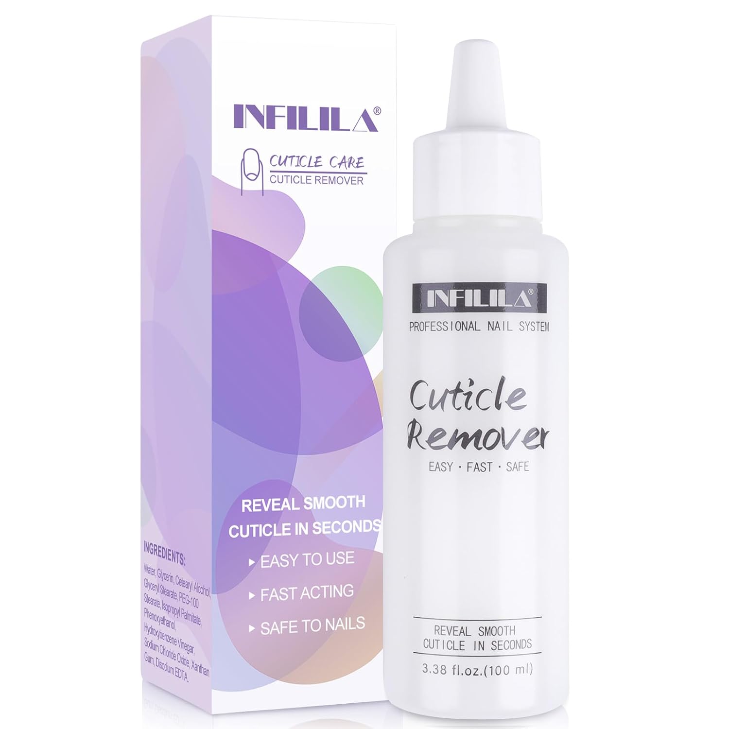 Amazon.com : NXJ INFILILA Cuticle Softener, Instant Cuticle Remover ...