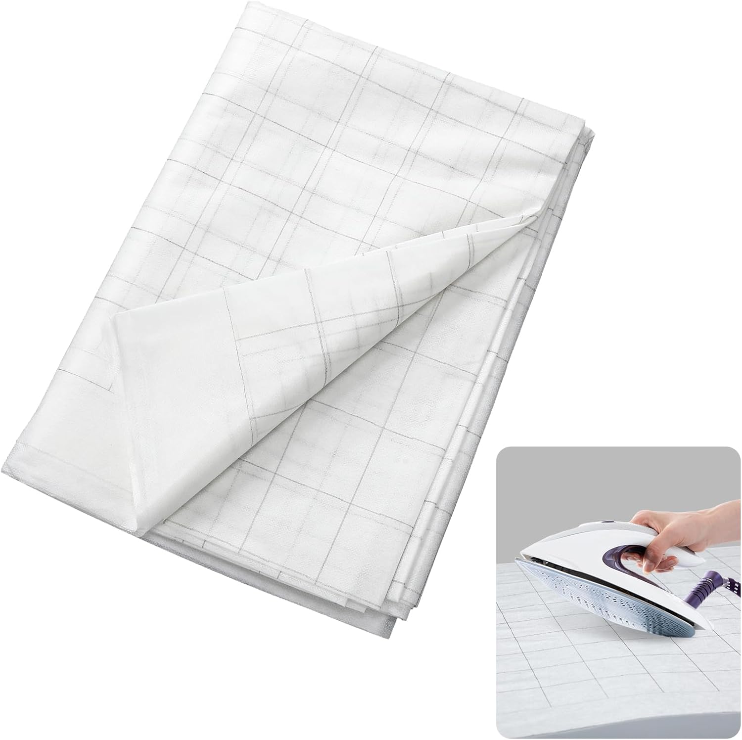 Amazon.com: Breling Fusible Interfacing with 1''x1'' Grid Nonwoven ...