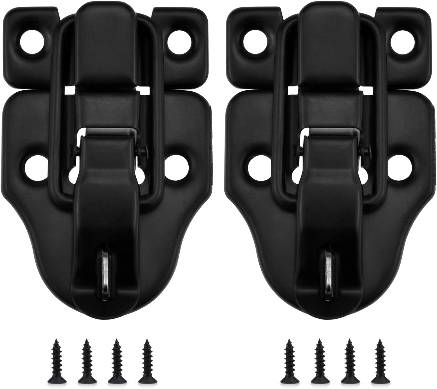 Corgre 4 Pack Matte Black Spring Loaded Toggle Case Box Chest Trunk ...