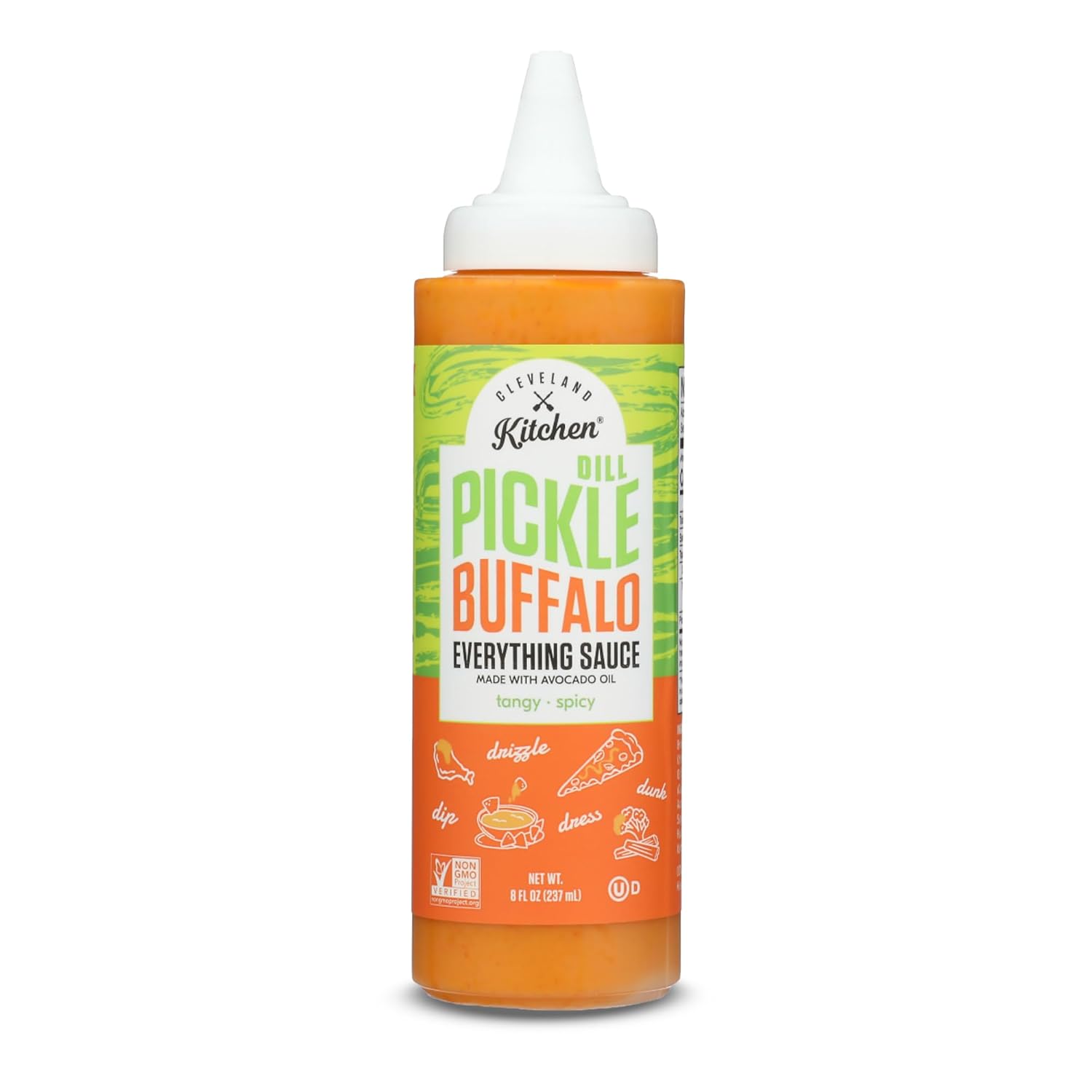 Amazon.com : Cleveland Kitchen Dill Pickle Buffalo Everything Sauce ...