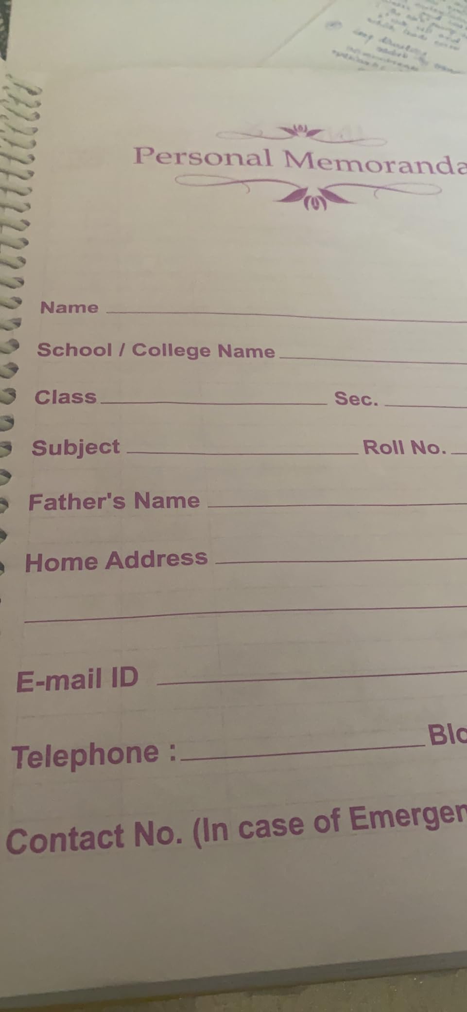 Rush Premium A4 Size 500 Pages Spiral Notebook Ruled | 500 Pages Spiral ...