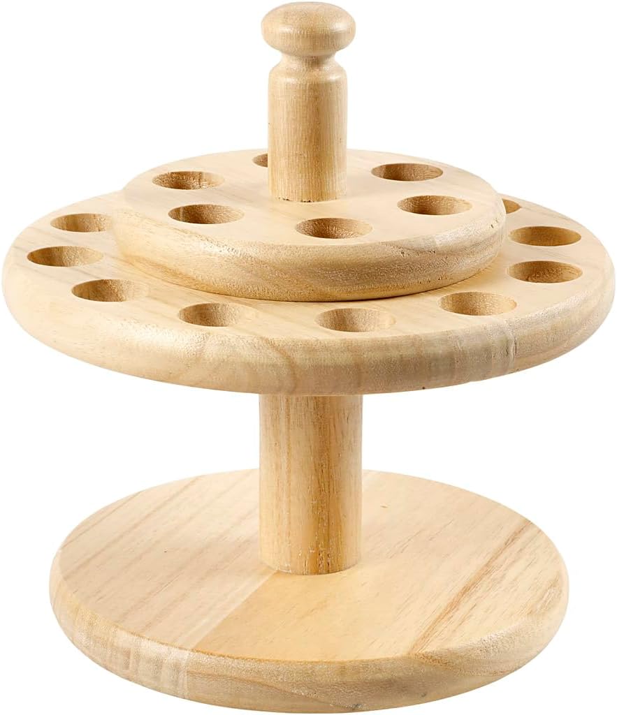 Milward Pine Woodblock Scissor Display - Holds 12 Pairs of Scissors ...