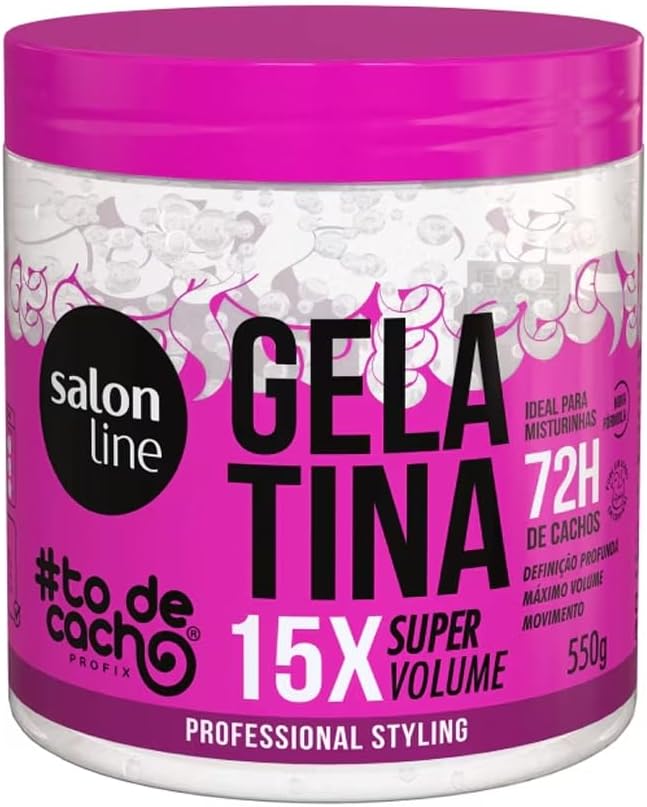 Amazon.com : Salon Line Linha Tratamento (#ToDeCacho) - Gelatina Vai ...
