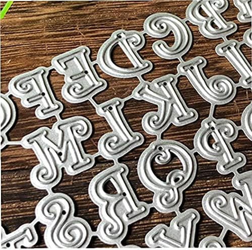1pc Letters Cutting Die Capital Lowercase Alphabet Metal Die 26 Letters ...