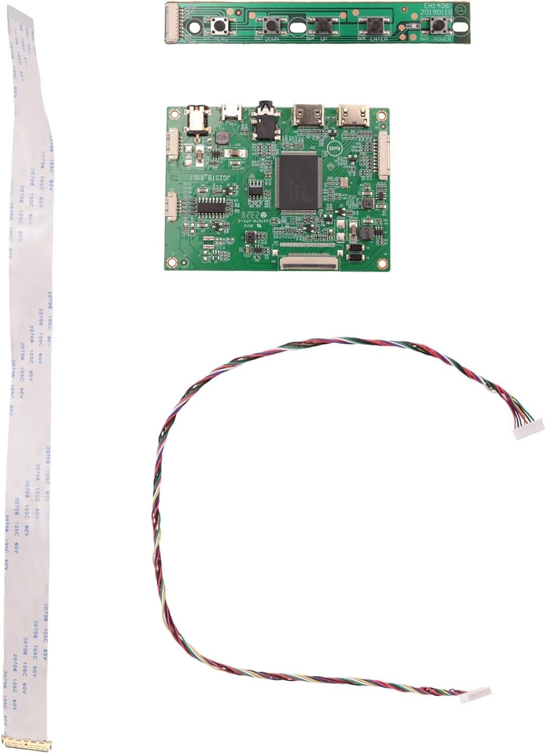 BEEOFICEPENG Monitor LCD EDP de 30 Kit de Panel de Monitor LCD PortáTil ...