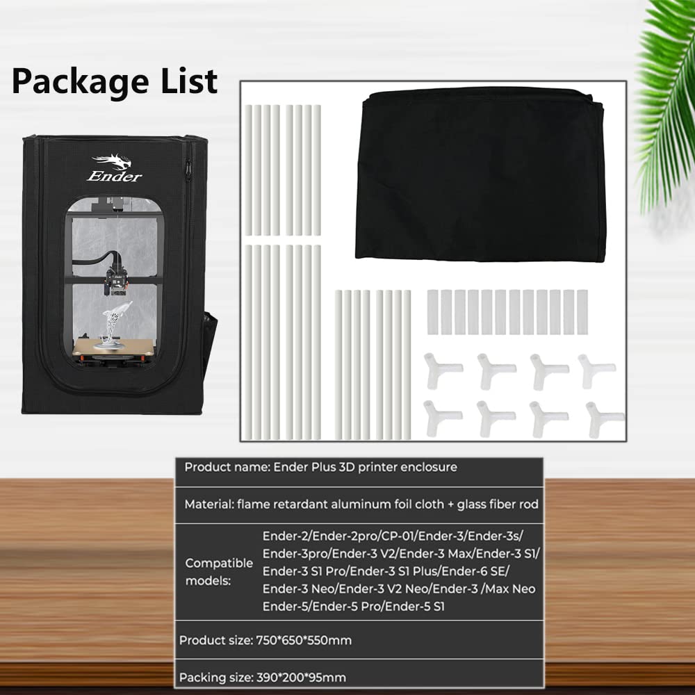 Snapklik.com : Creality Ender Plus Fireproof And Dustproof 3D Printer ...