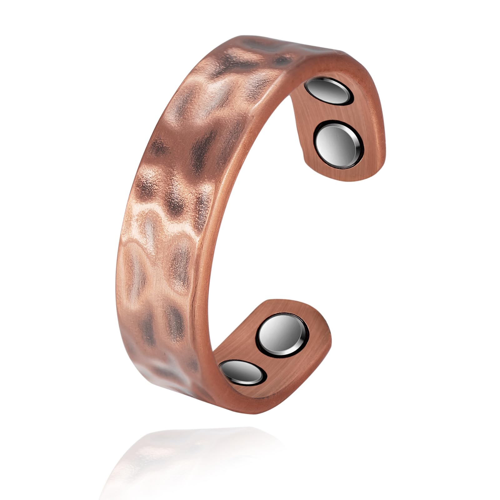Amazon.com: EnerMagiX Copper Rings for Women Men, 99% Pure Copper ...
