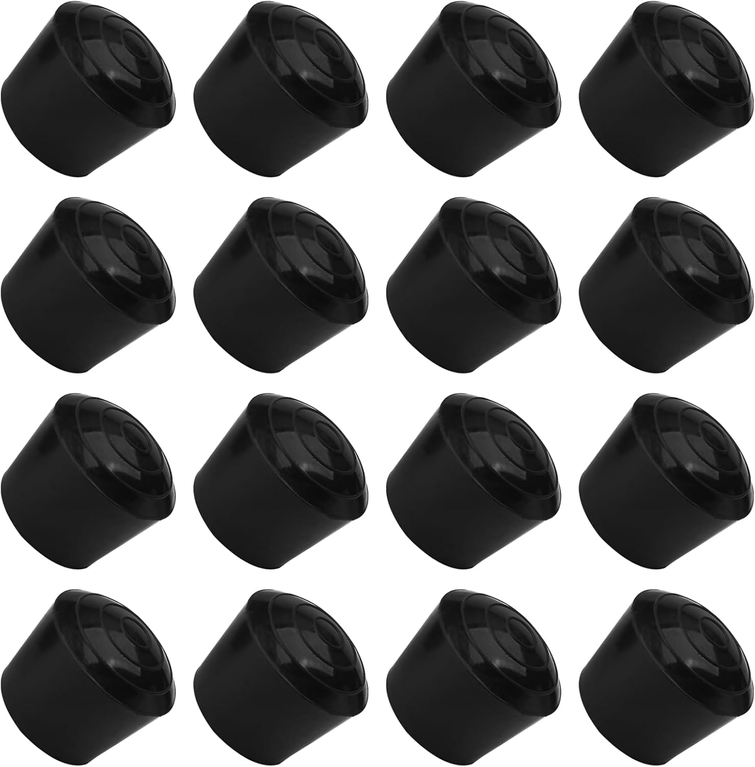 METALLIXITY Chair Leg Tips Caps (25mm 1 Inch) 4Pcs, Round Rubber Chair ...