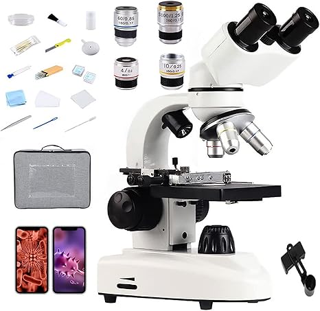 Amazon.com: 6000X /10000 X /15000X / 20000X Compound Microscopes ...