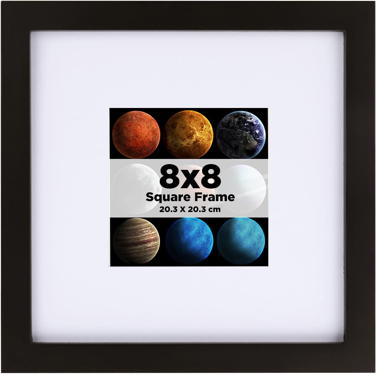 Inov8 Framing Photo Frame, Dense wood, Lime Oak, 8"x8" (20.32cm x 20 ...