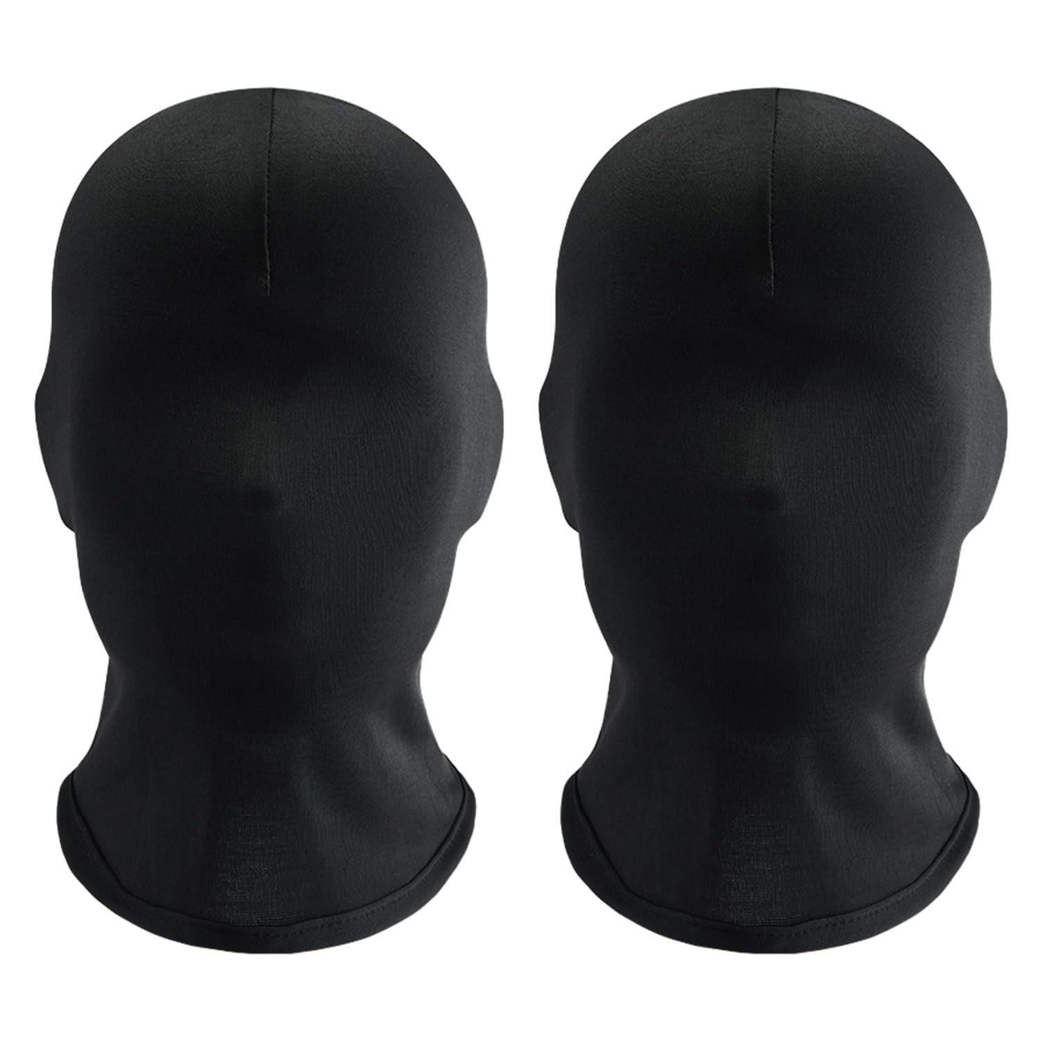 3 PCS Black Full Face Mask Halloween Masks,Breathable Full Head Mask ...