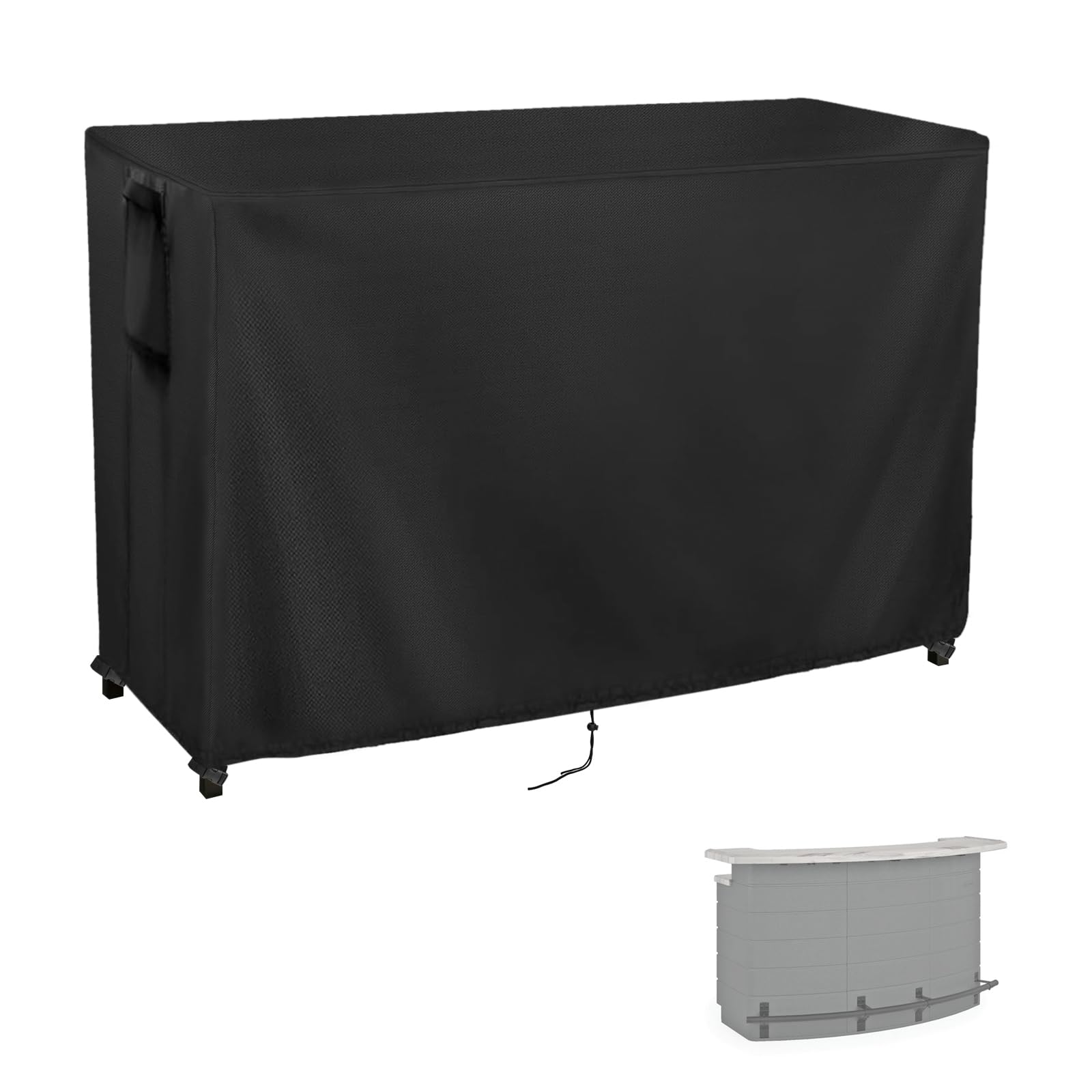 Kingling Outdoor Table Cover for Outdoor Bar Table, 78 Inch Waterproof ...