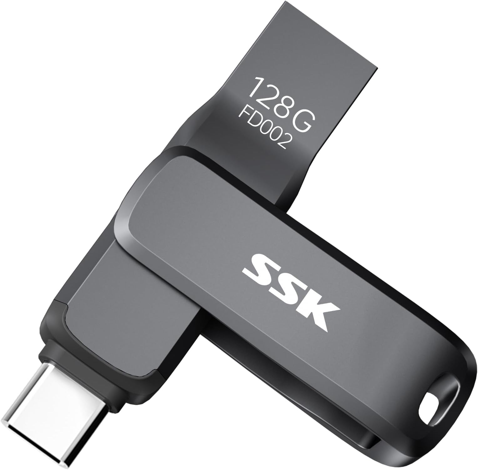 Amazon.com: SSK USB C Flash Drive 128GB,Up to 200 MB/S Read Speed USB-C ...