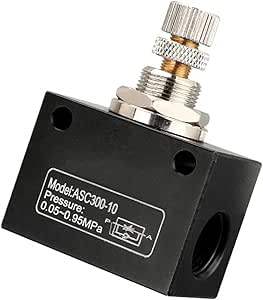Amazon.com: Air Throttle Valve Pneumatic Flow Control Compress Air Flow ...