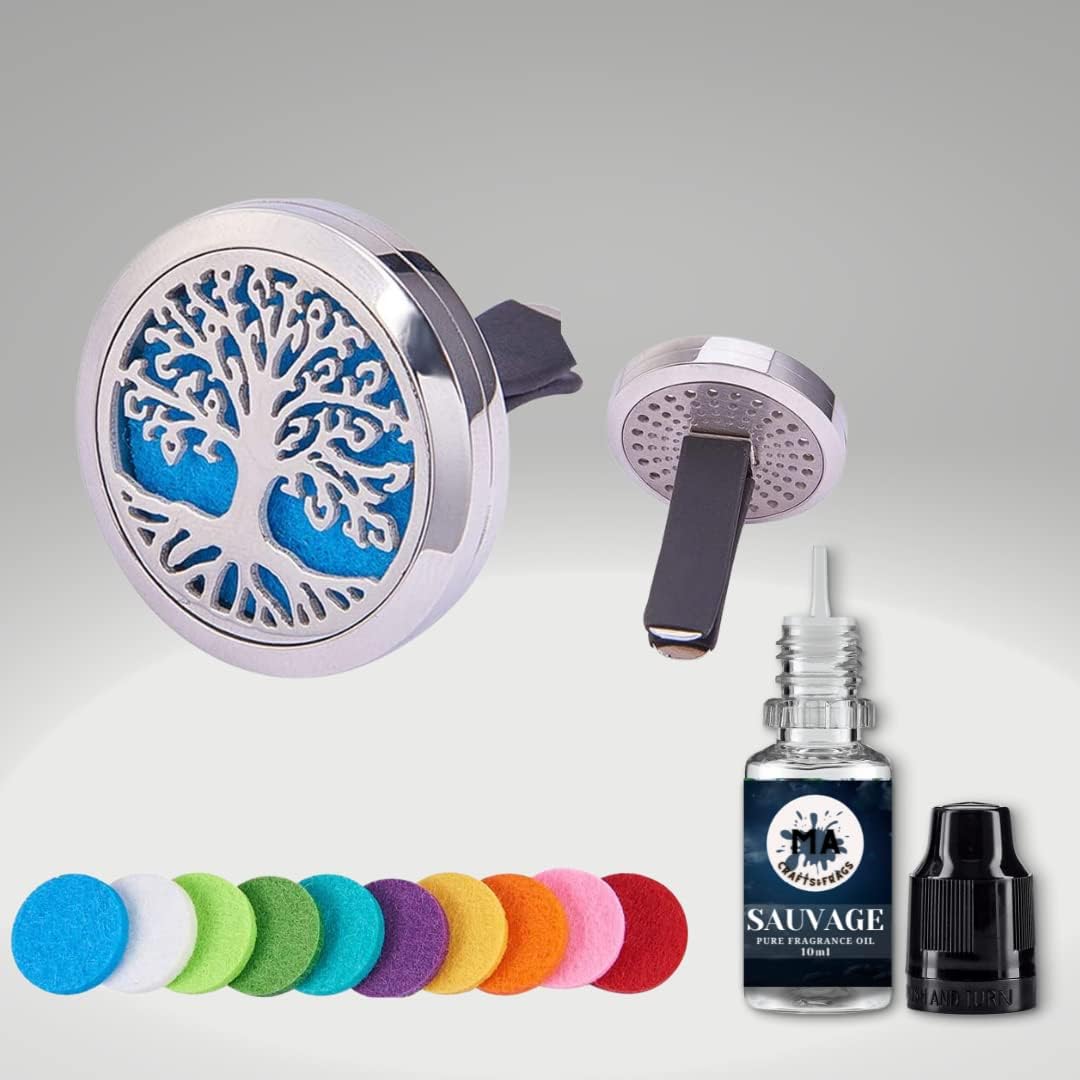 Savage Car Air Diffuser for Men - Aromatherapy Locket with Car Oil Diffuser, Office or Other ...