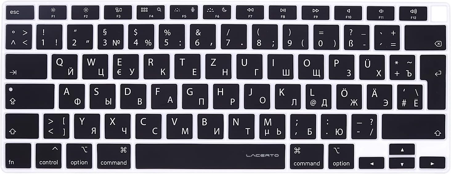 Lacerto® | 14x14mm Russisch-Deutsche Aufkleber für PC/Laptop & Notebook ...