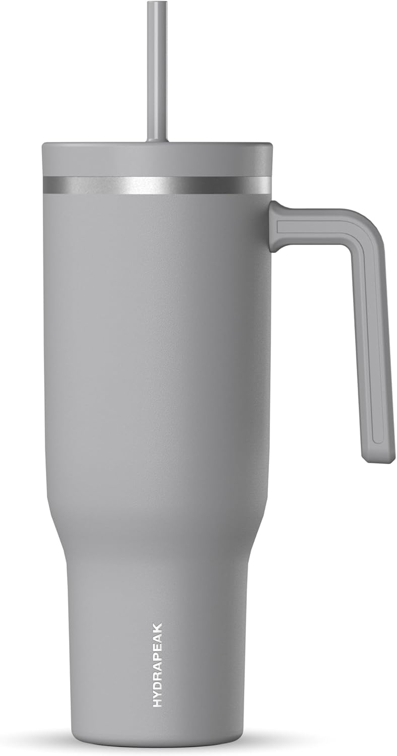 Amazon.com: Hydrapeak Voyager 40 Oz Stainless Steel Tumbler with Handle, Insulated Water Bottle ...